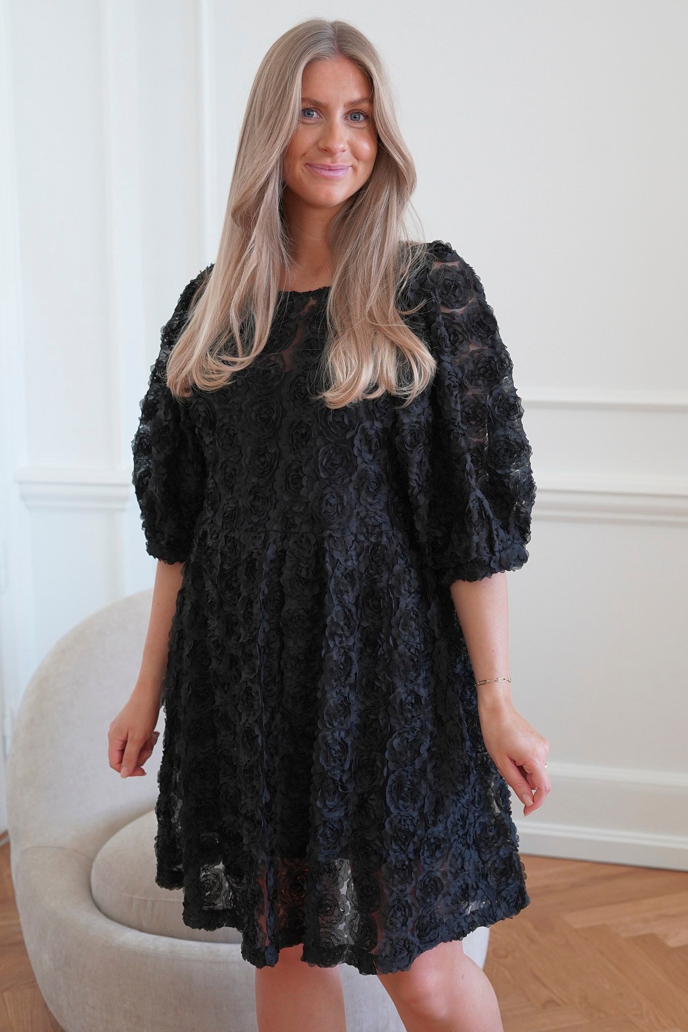 JosefineIC Dress - Black Rose – dk.byic.com