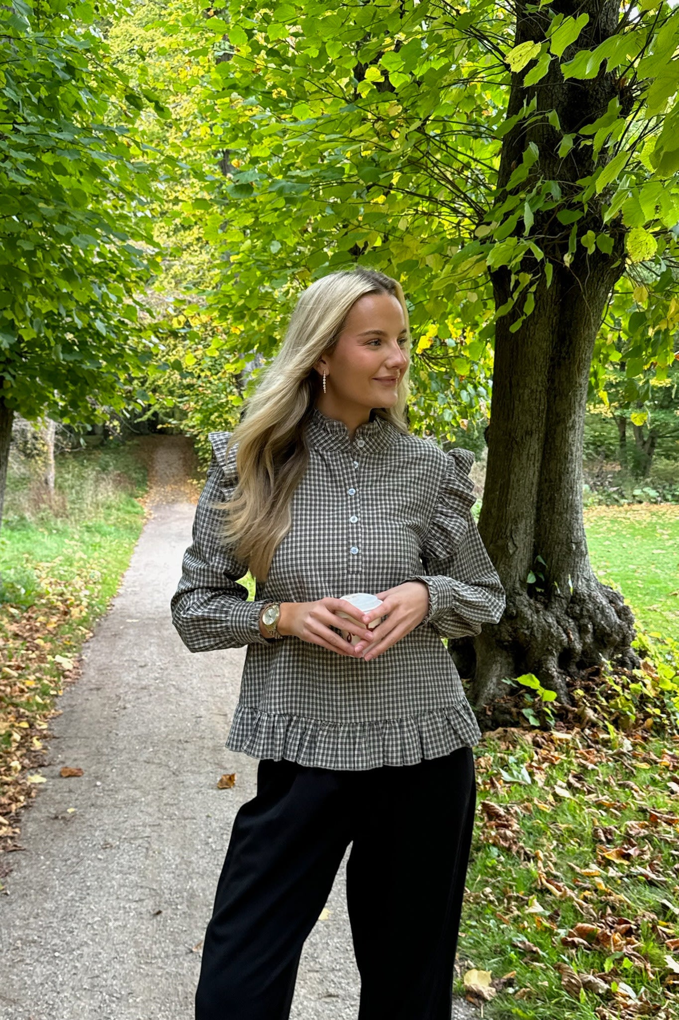 NunaIC Shirt - Black Small Checks – dk.byic.com