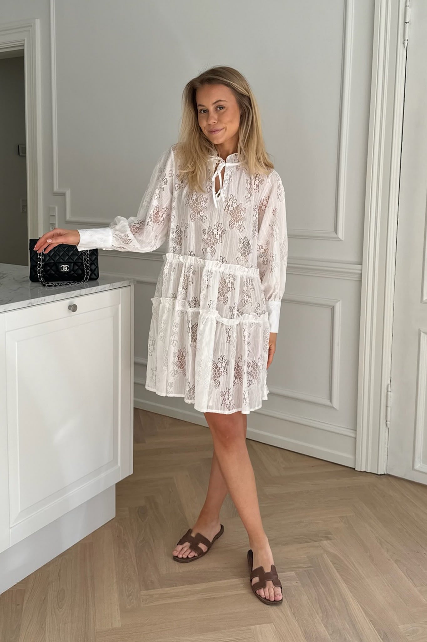 OliviaIC Dress - White Lace – dk.byic.com